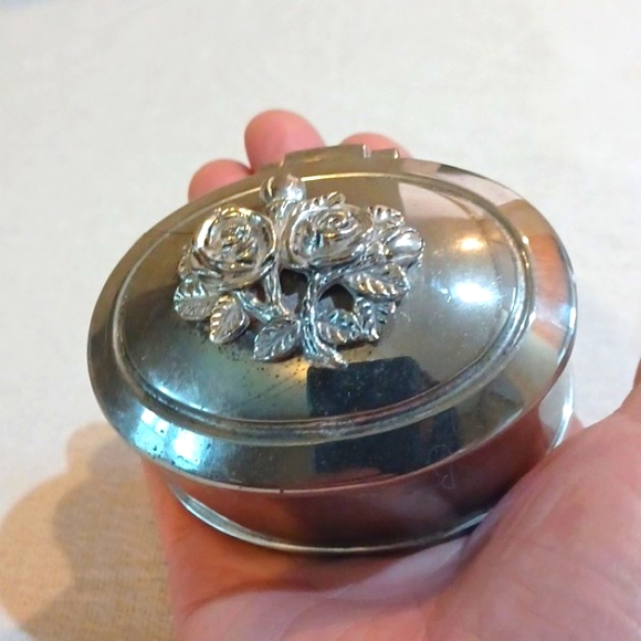 Vintage | Storage & Organization | Y2k Real Silver Padded Engraved ...